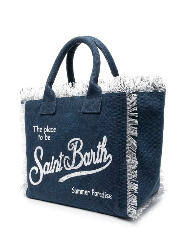 MC2 SAINT BARTH Vanity Beach Bag - Blue