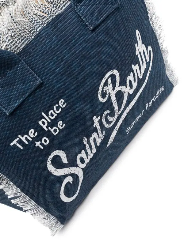 MC2 SAINT BARTH Vanity Beach Bag - Blue