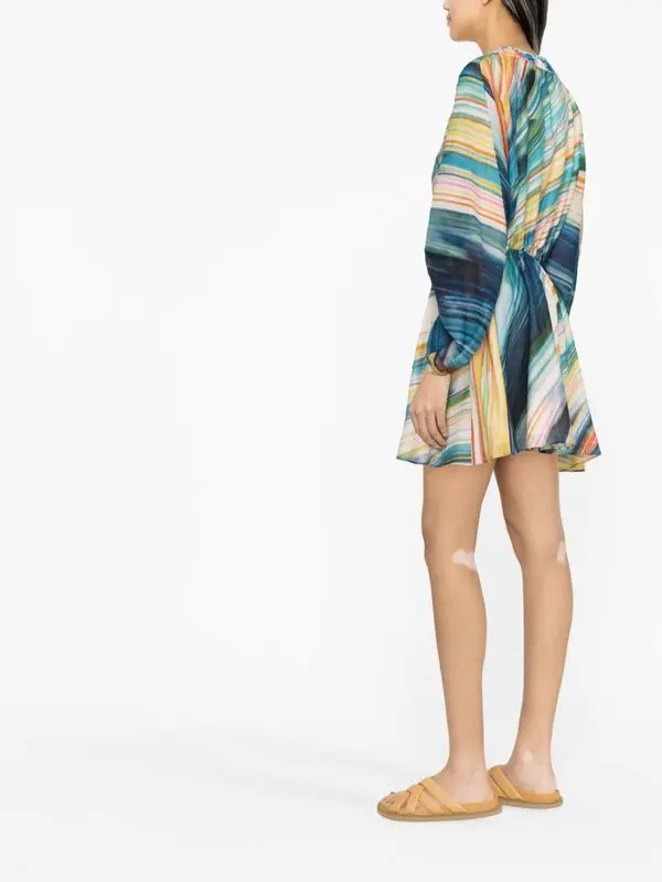 Alanui Daylight Mirage-print Mini Dress