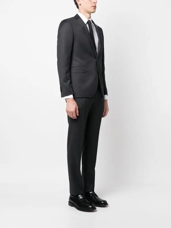 Tagliatore Single-breasted Buttoned Suit - Grey