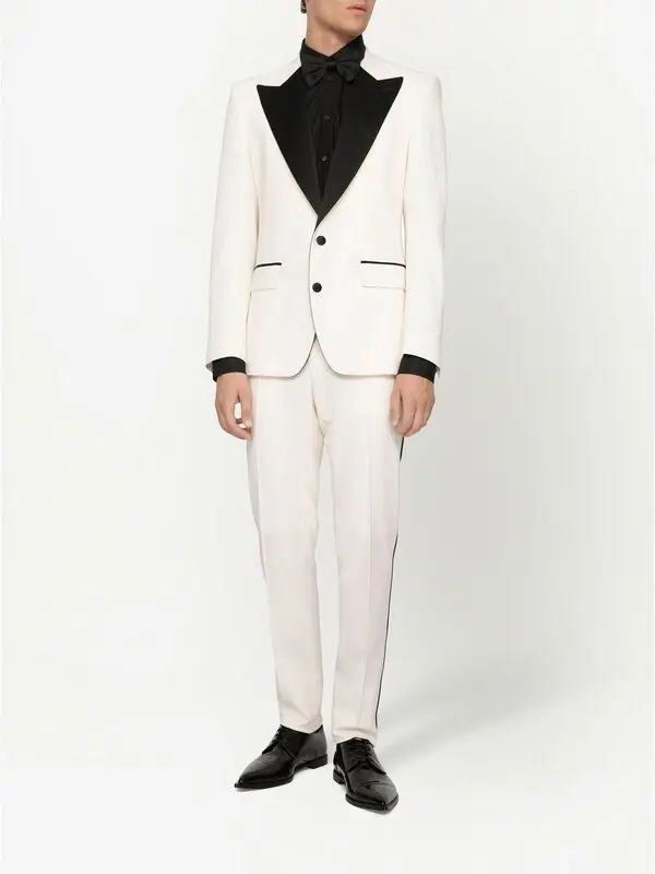 Dolce & Gabbana Stretch-wool Tuxedo Trousers