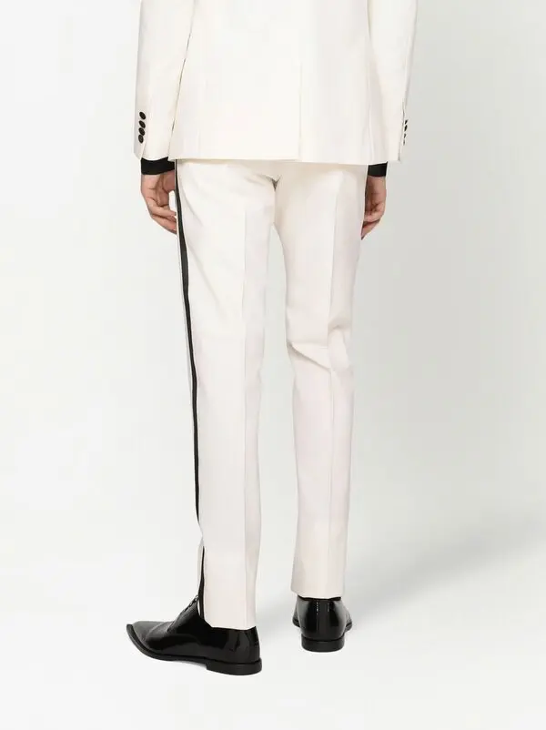 Dolce & Gabbana Stretch-wool Tuxedo Trousers