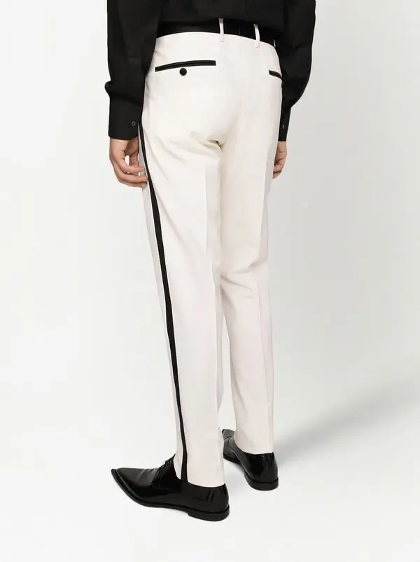 Dolce & Gabbana Stretch-wool Tuxedo Trousers
