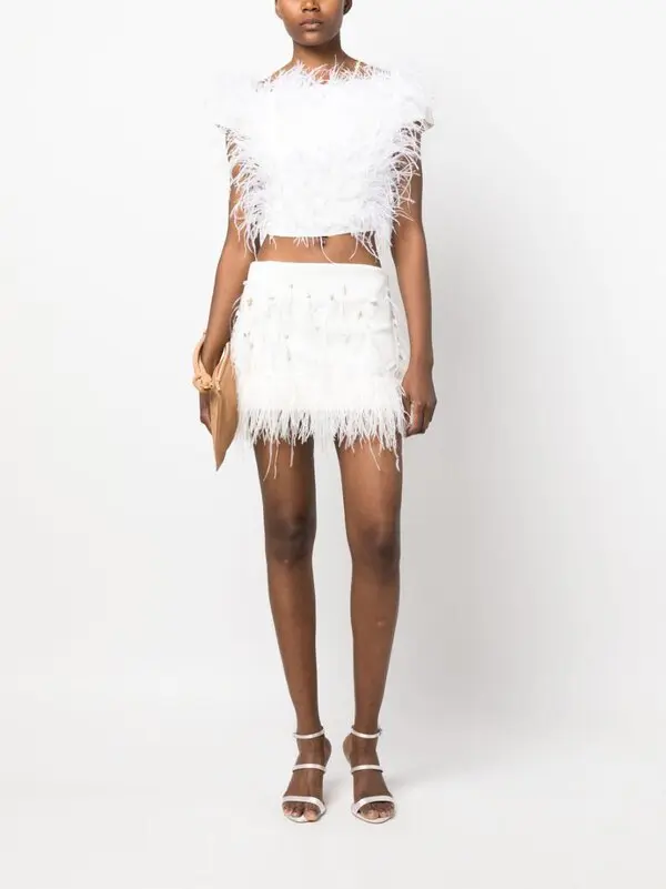 Cult Gaia Sosha Feather Top