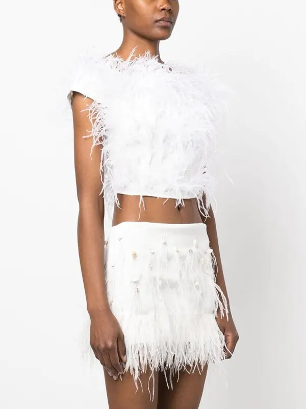 Cult Gaia Sosha Feather Top