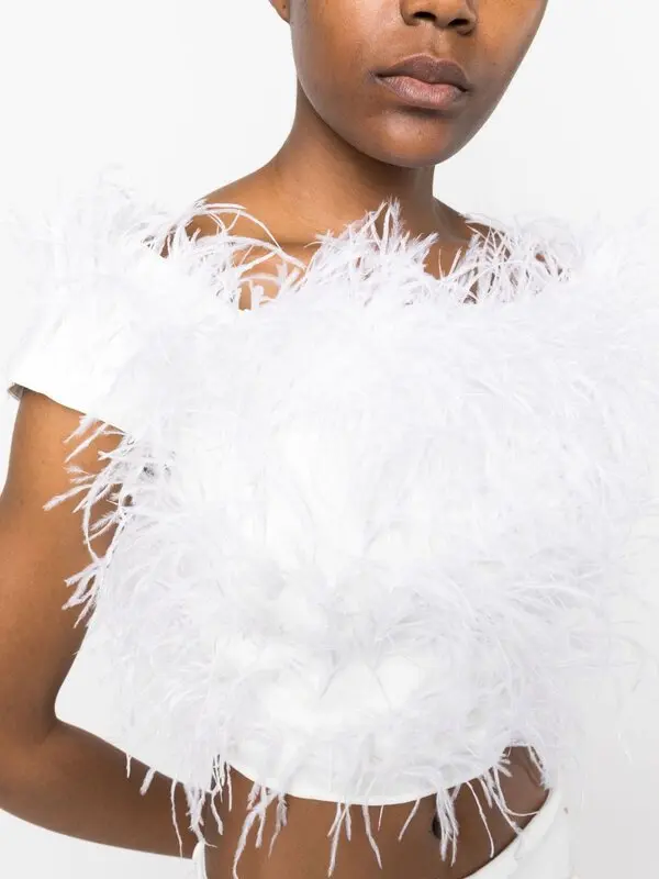 Cult Gaia Sosha Feather Top