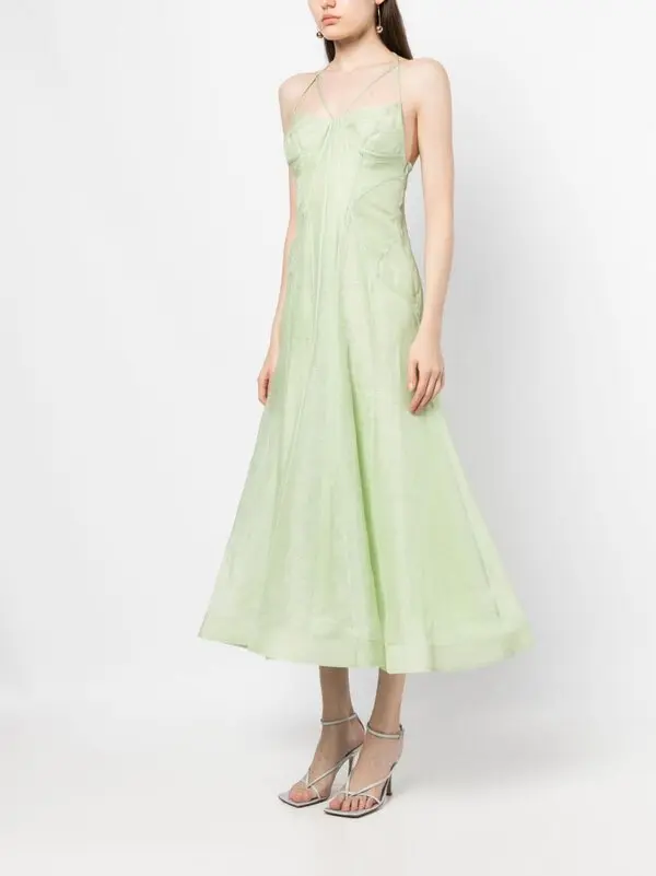 chinese dress ladies Leo Lin - Arabella Appliqu Maxi Dress