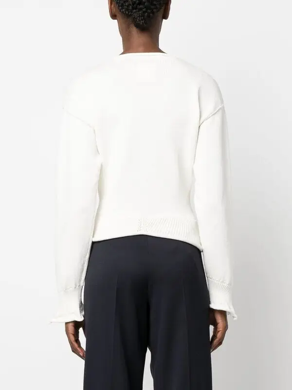 Stella McCartney Crochet Detail Crew Neck Jumper