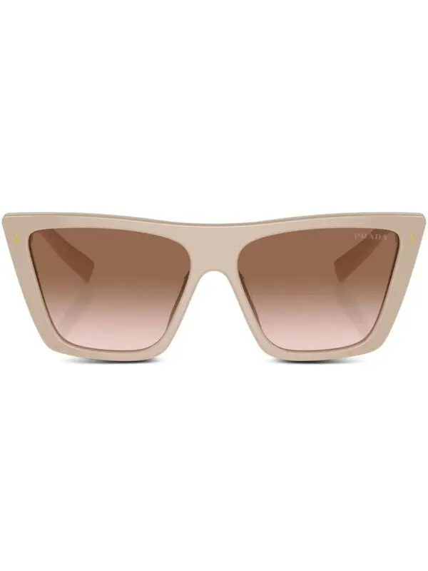 Prada Butterfly-frame Sunglasses - Brown