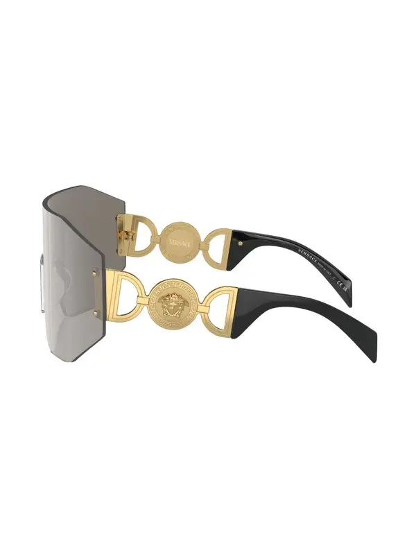 Versace Oversized Shield-frame Sunglasses