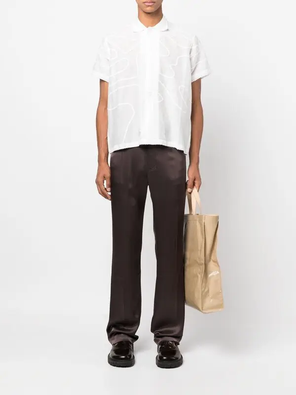 Nanushka Mid-rise Straight-leg Trousers