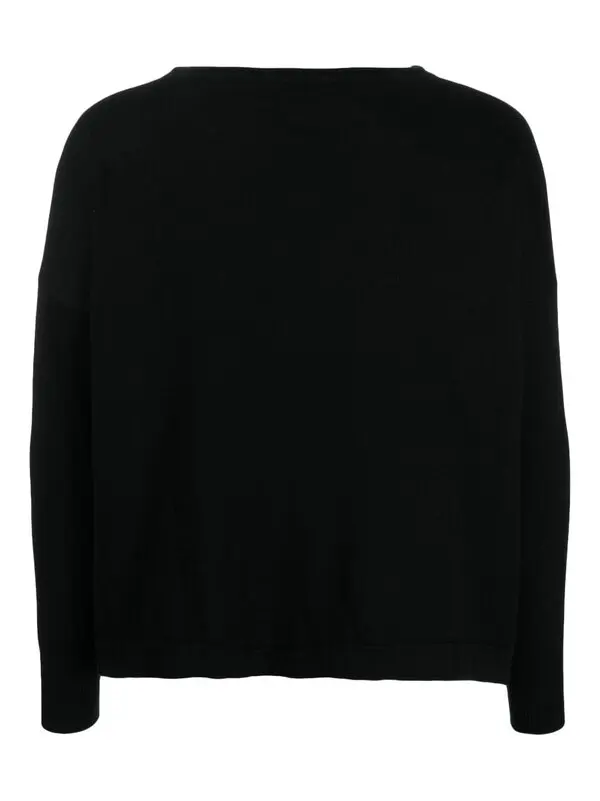 MA'RY'YA Fine-knit Cotton Sweatshirt
