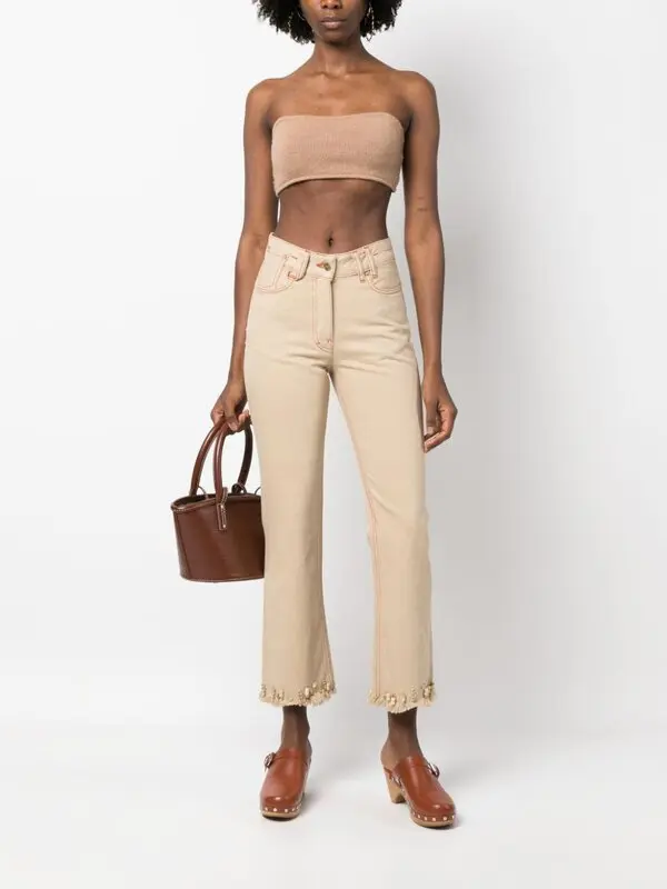 Jacquemus Le De Nîmes Court Artichaut Jeans