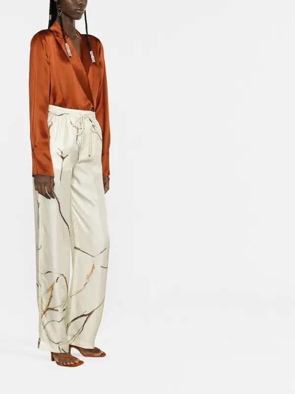 Nanushka Jarine Silk Trousers
