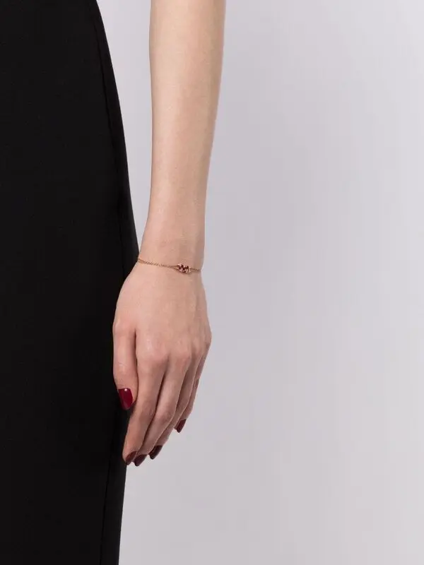 SUZANNE KALAN 18kt Yellow Mini Ruby Bracelet