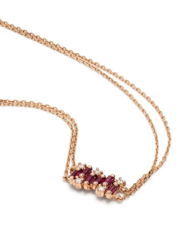 SUZANNE KALAN 18kt Yellow Mini Ruby Bracelet