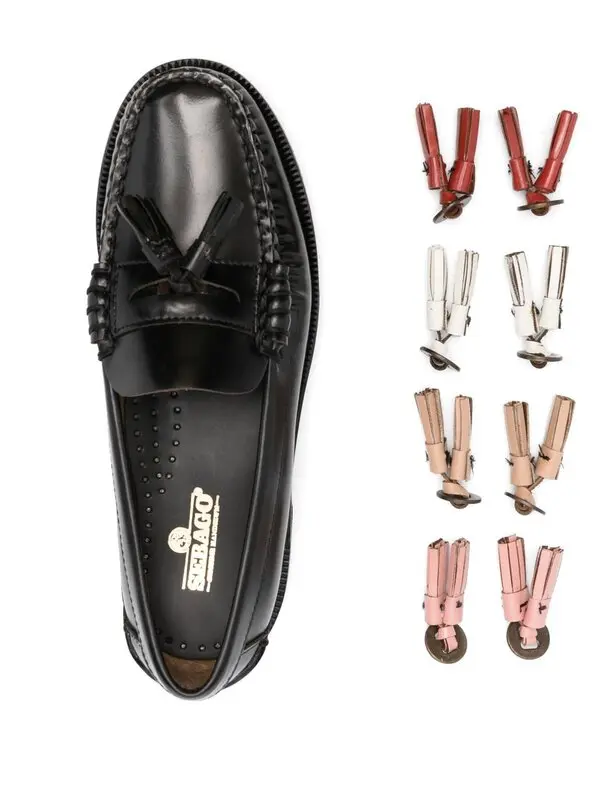 SEBAGO Leather Tassel Loafers