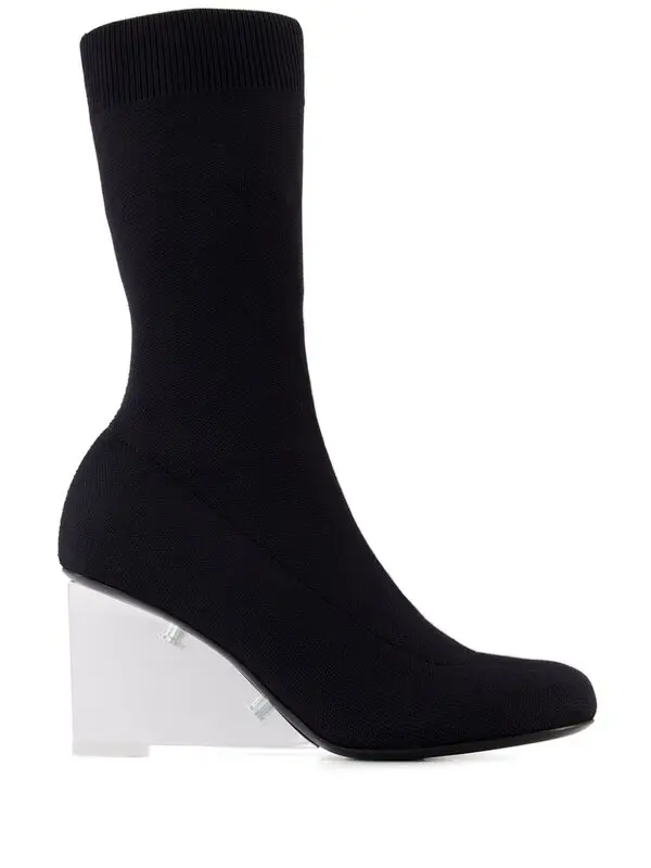 Alexander McQueen Shard 115mm Wedge Boots