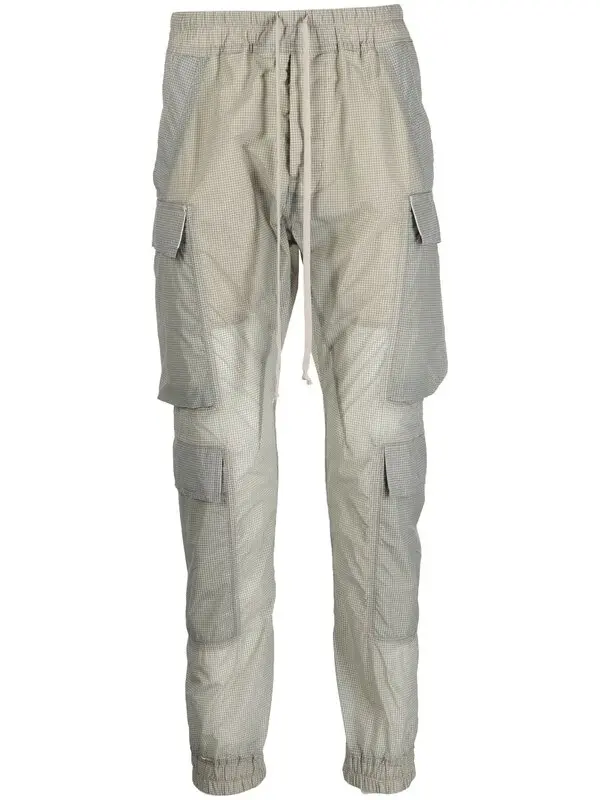 Rick Owens Drawstring-waist Skinny-cut Cargo Pants
