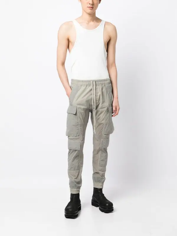 Rick Owens Drawstring-waist Skinny-cut Cargo Pants