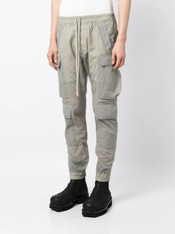 Rick Owens Drawstring-waist Skinny-cut Cargo Pants