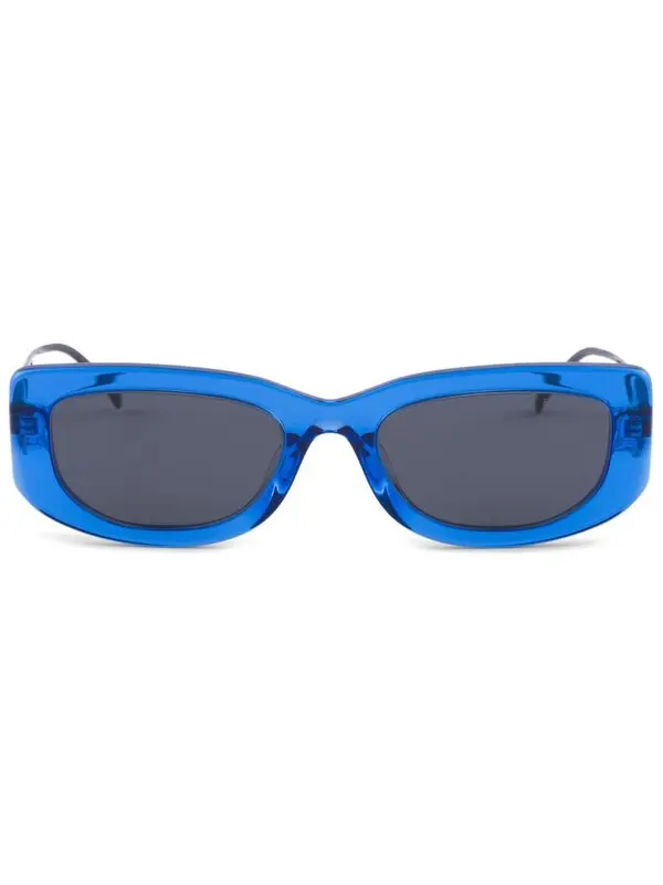 Prada Symbole Rectangle Sunglasses - Blue