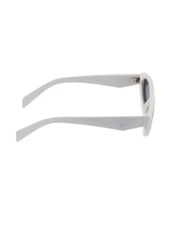 Prada Symbole Oval-frame Sunglasses