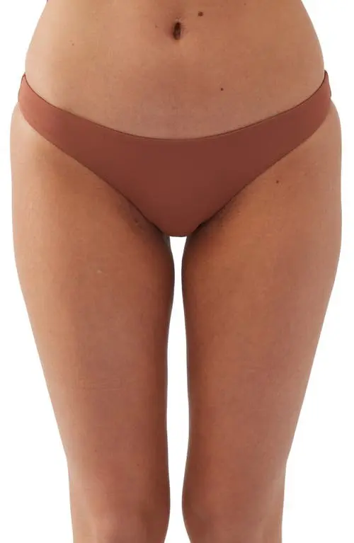 O'Neill Saltwater Solids Rockley Bikini Bottom - Rustic Brown