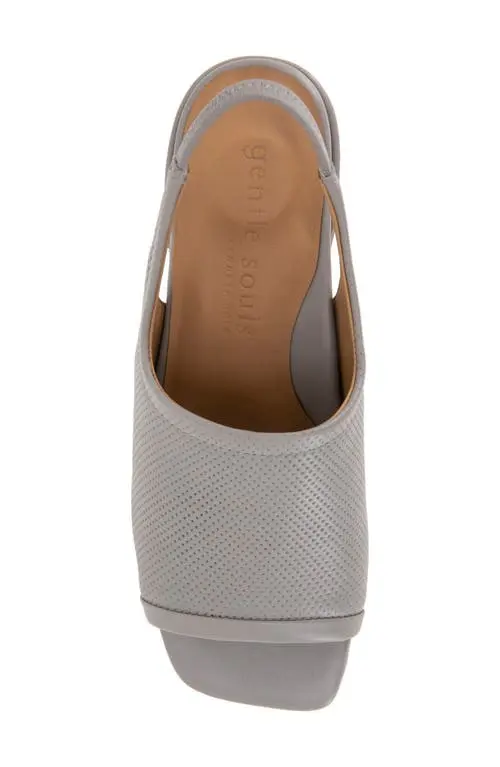 Gentle Souls By Kenneth Cole Penny Leather Slingback Sandal