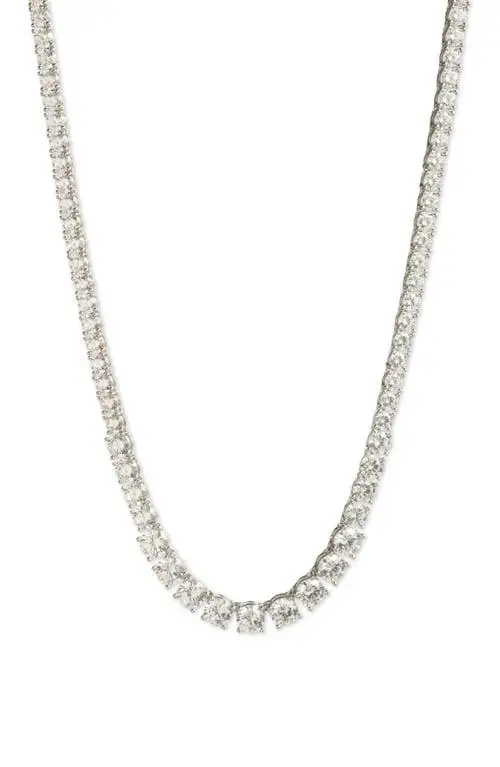 Marchesa Cubic Zirconia Necklace - Silver