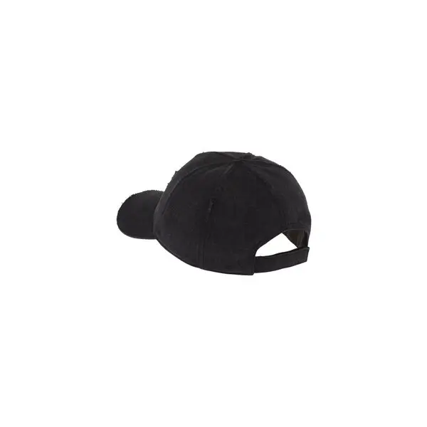Miu Miu Denim Baseball Cap - Black
