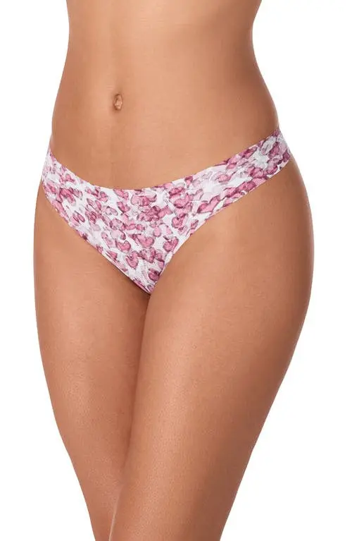 Dkny Litewear Cut Anywhere Thong - Hologram Hearts