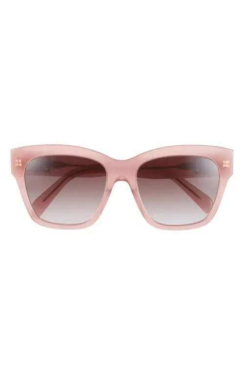 Celine Triomphe 55mm Round Sunglasses - Shiny Pink/gradient Roviex