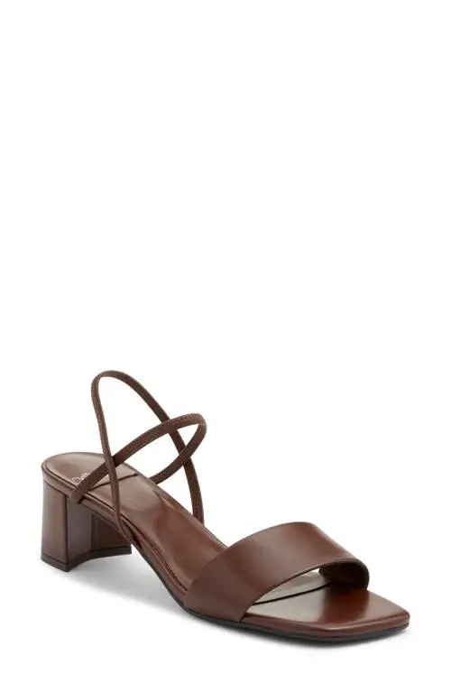 Jeffrey Campbell Adapt Slingback Sandal - Mocha Brown