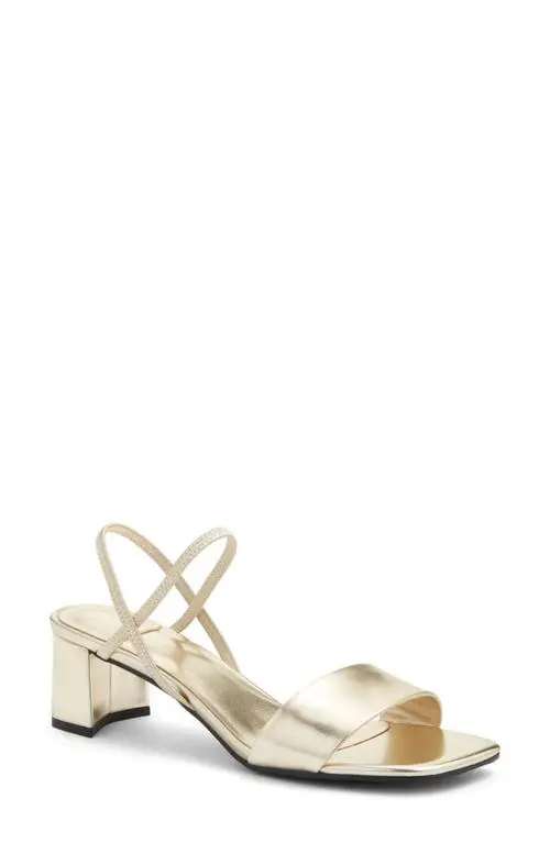 Jeffrey Campbell Adapt Slingback Sandal - Platino Metallic