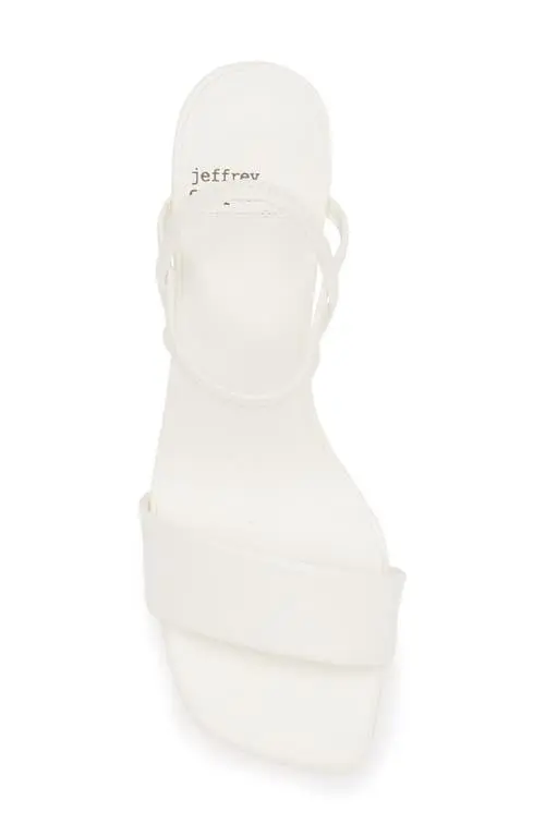 Jeffrey Campbell Adapt Slingback Sandal - White