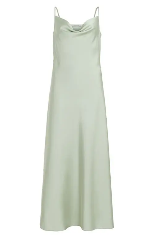 Allsaints Hadley Satin Slipdress - Pistachio Green | Editorialist