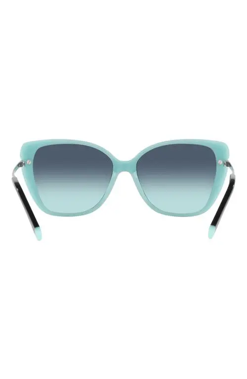 Tiffany & Co. 57mm Gradient Cat Eye Sunglasses