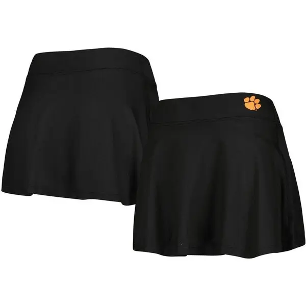 ZOOZATZ Clemson Tigers Flowy Skort - Black
