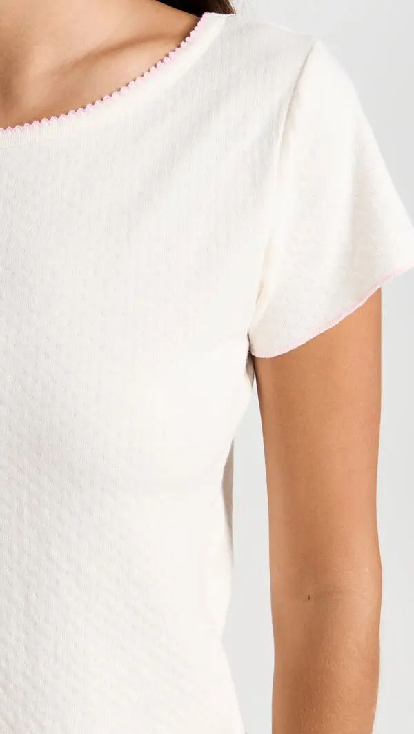 Morgan Lane Baby Jean Tee - Rosewater