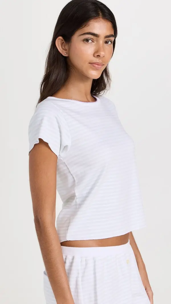 Morgan Lane Baby Jean Tee - Sky Stripe