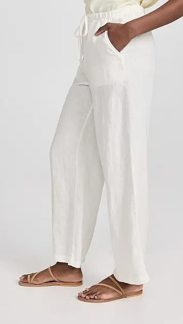 Rails Emmie Linen Pants - White