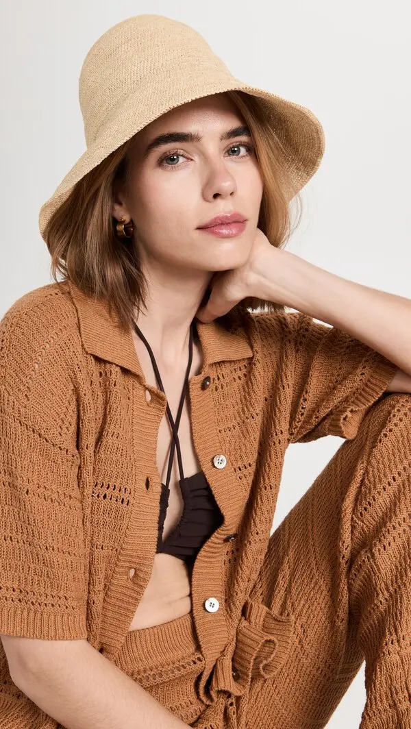 Janessa Leoné Teagan Straw Hat - Natural