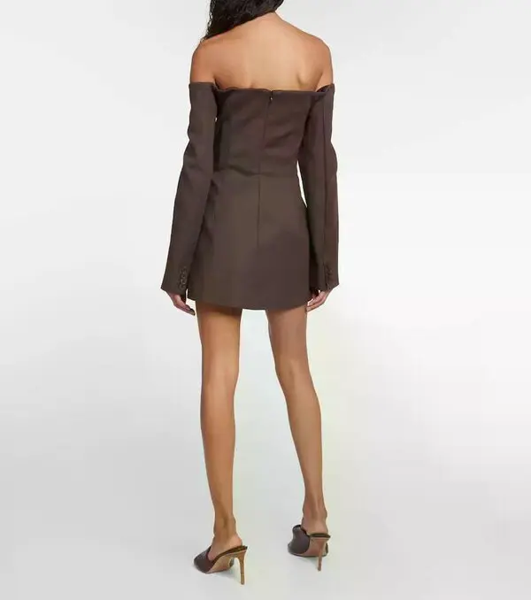 SIR THE LABEL Sandrine Off-shoulder Blazer Dress
