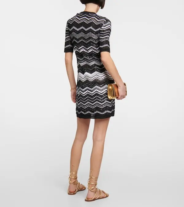 Missoni Zig-zag Knit Minidress