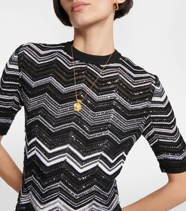Missoni Zig-zag Knit Minidress