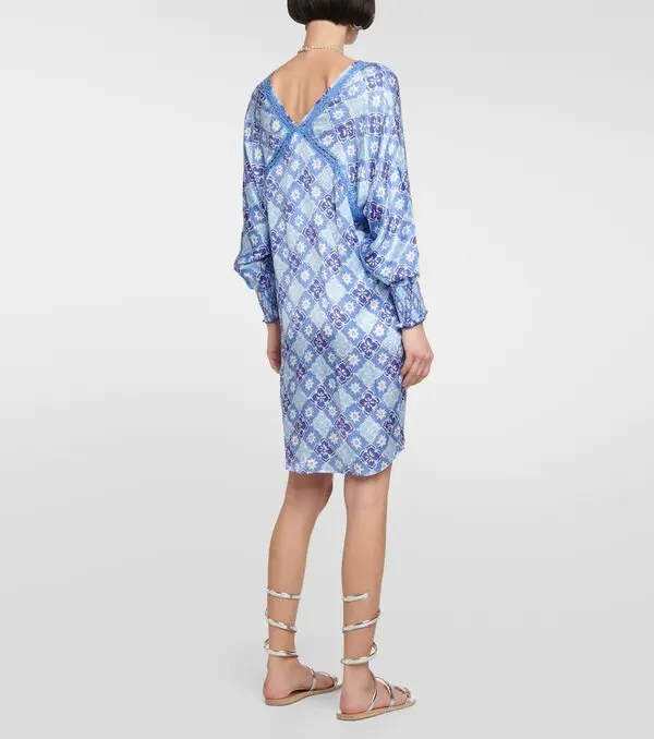 Poupette St Barth Allegra Asymmetrical Minidress