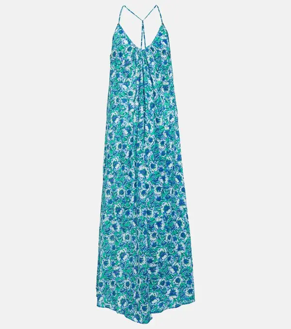 Poupette St Barth Felicia Floral Maxi Dress - Multicoloured