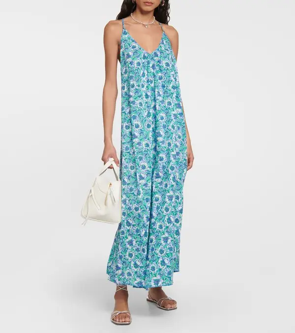 Poupette St Barth Felicia Floral Maxi Dress