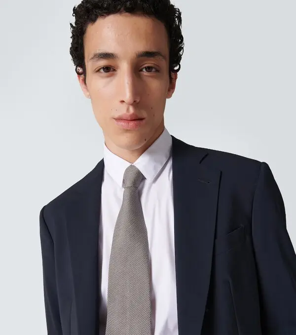 Thom Sweeney Silk Tie - Grey